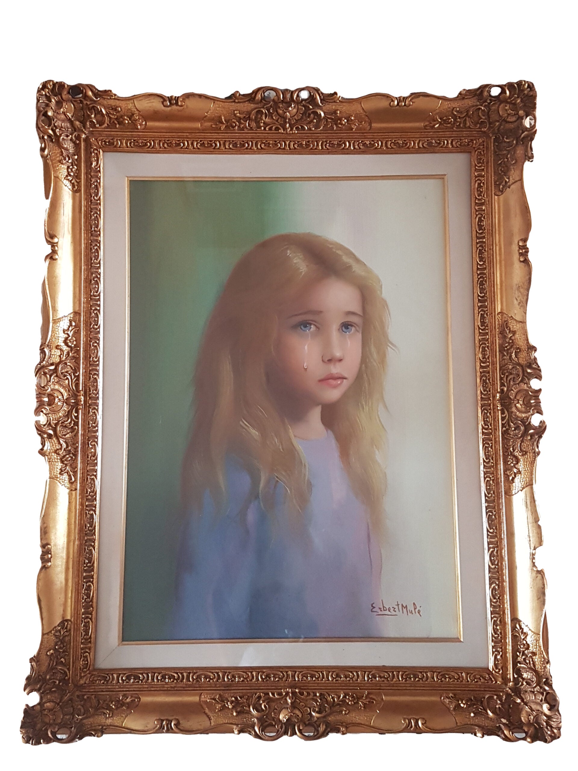 Erbert Mulè - Bambina con lacrime — di Rattazzi Daniela abbassata da ...