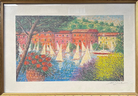 Mario Soave - Veduta sul lago – Venderequadri