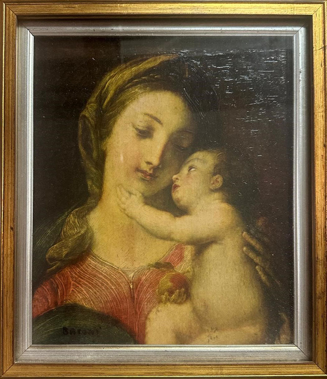Riproduzione ripresa da Pompeo Batoni - Madonna con bambino — di Bramè ...